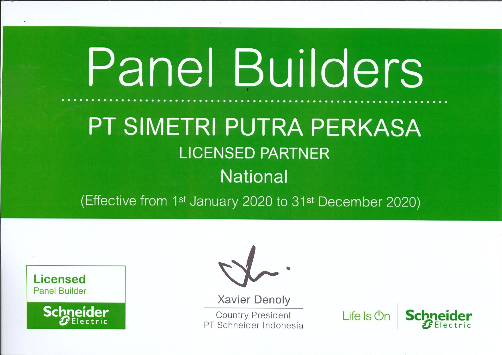 Sertifikat | Panel Listrik Low Voltage Blokset & Medium Voltage PIX RoF